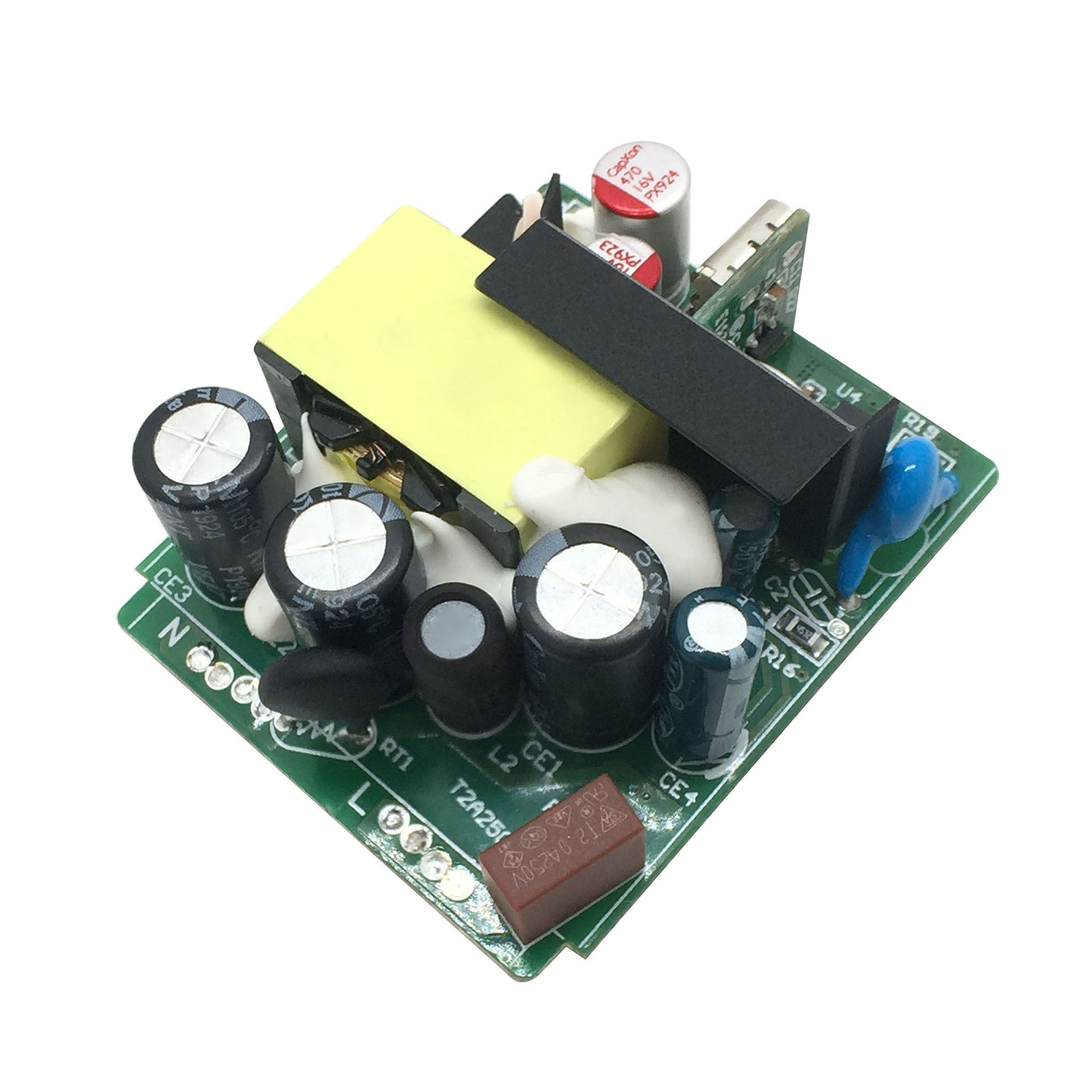 China QC3.0 30W USB C Wall Socket PCB Assembling Power Supply Board ...